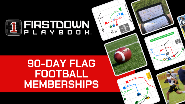 Set Up Your Flag Football Plays - FirstDown PlayBook